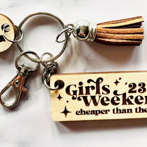 Girls Trip Keychain Gift, Girls Weekend Gift, Girls Trip Cheaper Than ...