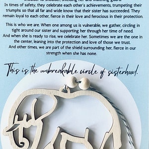 Elephant Sisterhood Ornament ,personalized Elephant Friendship Ornament ...