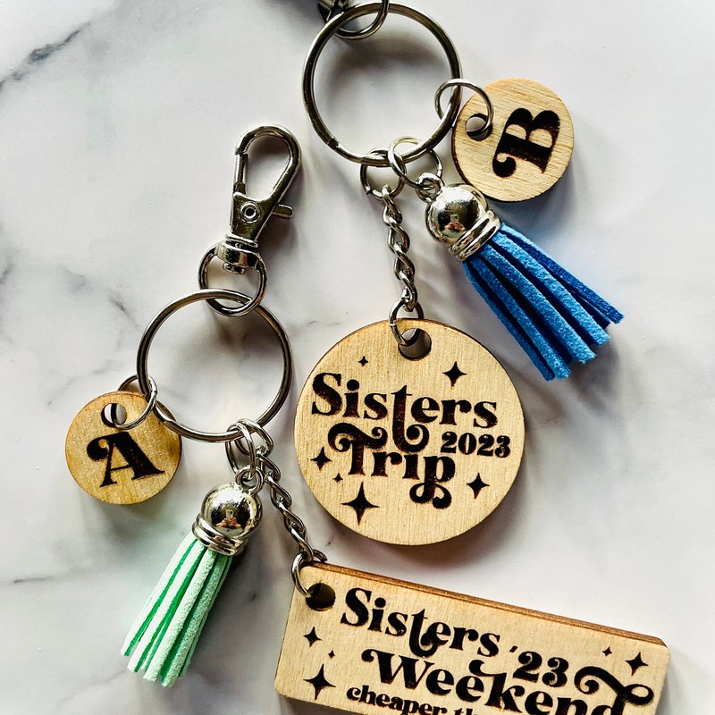 Sister Key Chain - Etsy