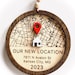 Our New Location Ornament, Personalized New Homeowner Gift, First Home ...