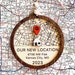 Our New Location Ornament, Personalized New Homeowner Gift, First Home ...