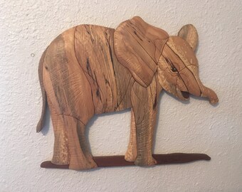 Elephant Intarsia - Etsy