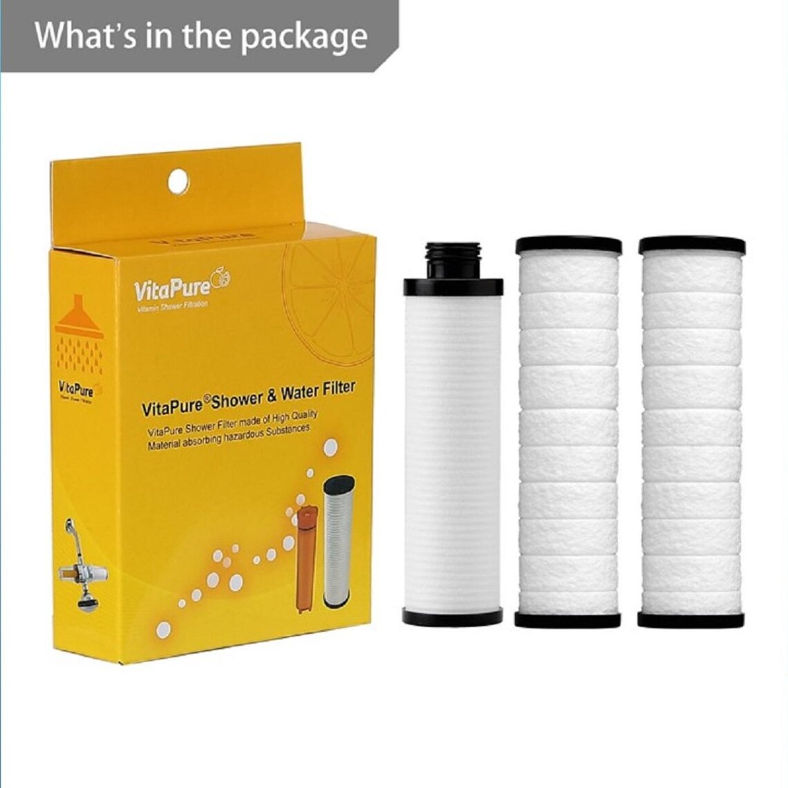 Vitapure SPX-03 Refill Filter Cartridges With Puremax & Sedimax for SUF ...