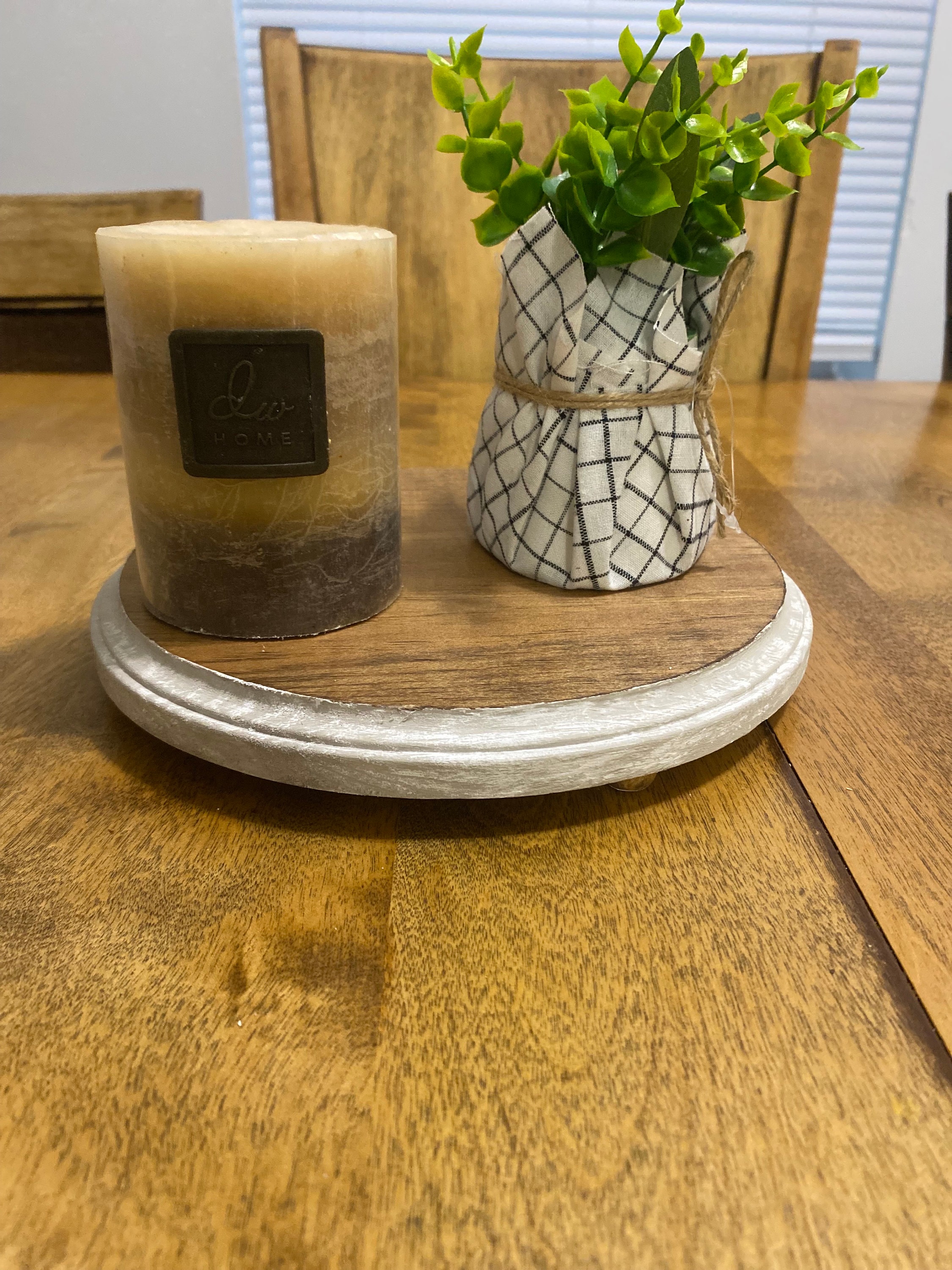 Wooden Round Riser, Display Stand, Table Decor, Kitchen Decor, Counter ...