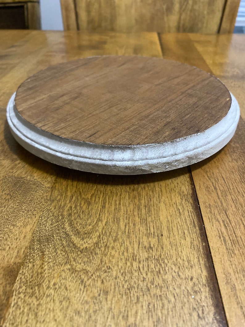 Wooden Round Riser, Display Stand, Table Decor, Kitchen Decor, Counter ...