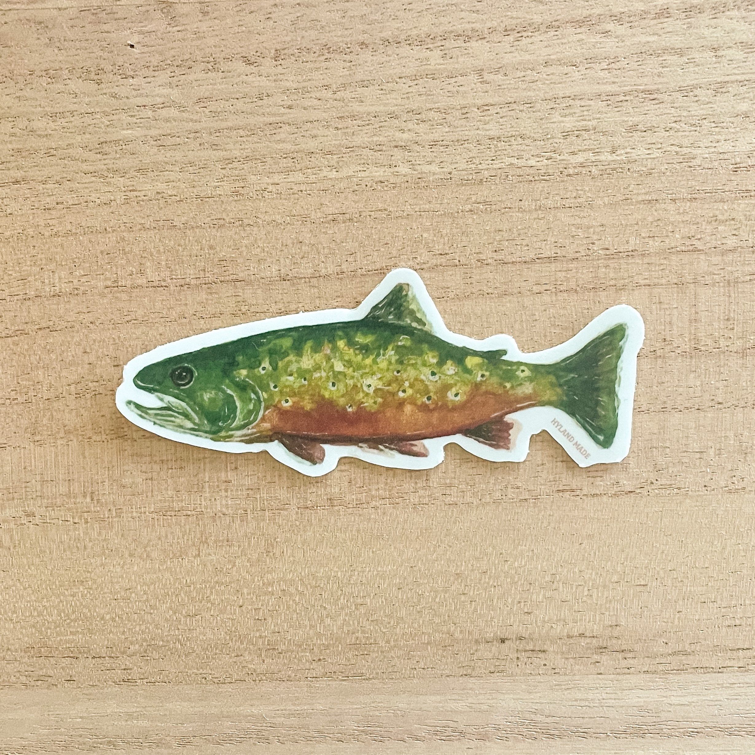 BROOK TROUT STICKER - Etsy