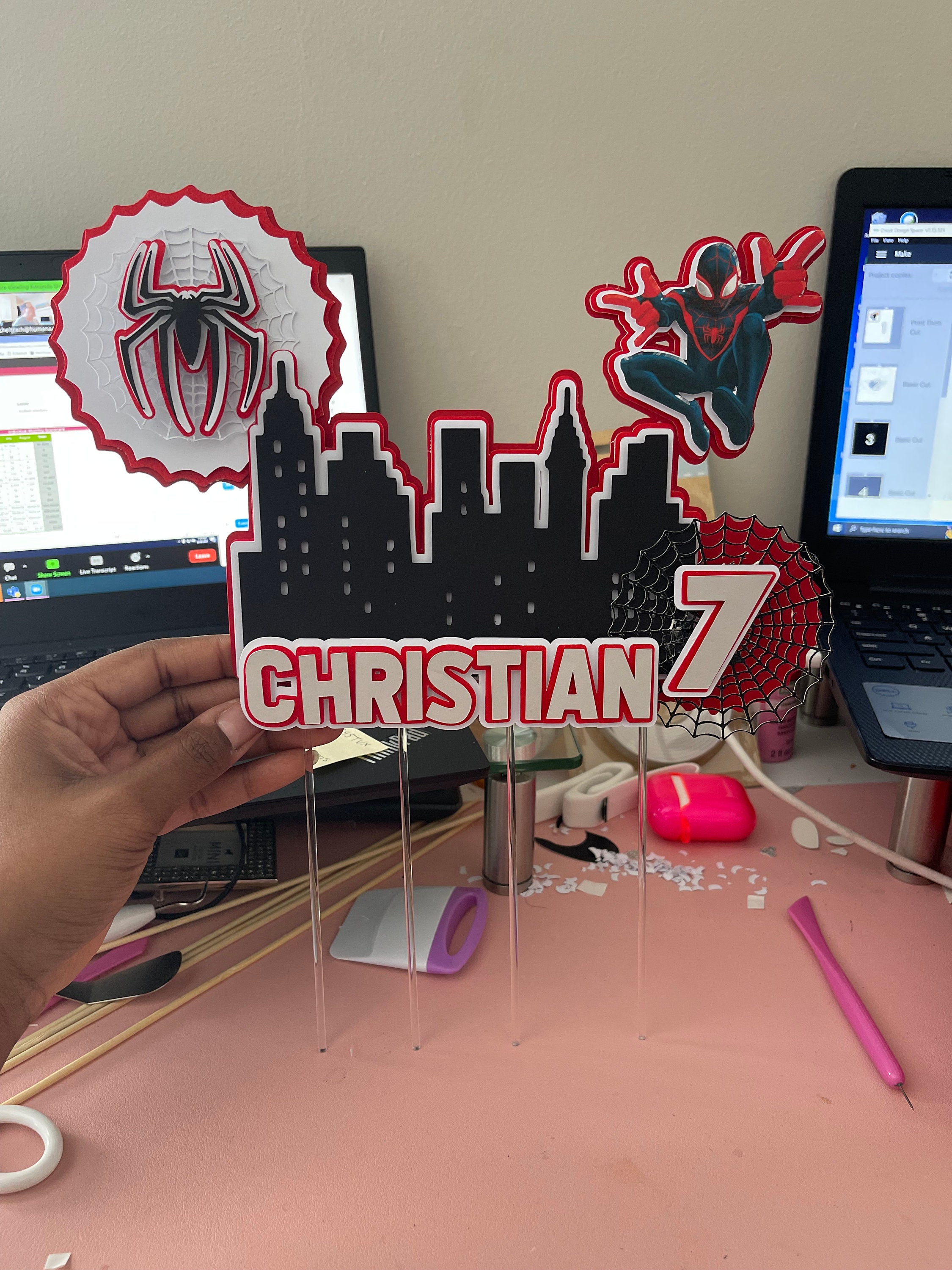 Spider-man 3D Cake Topper - Etsy