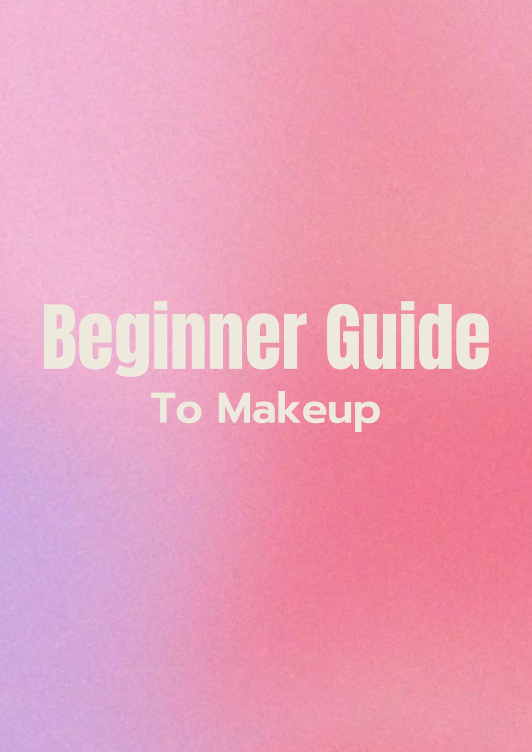 Beginner Guide to Makeup - Etsy