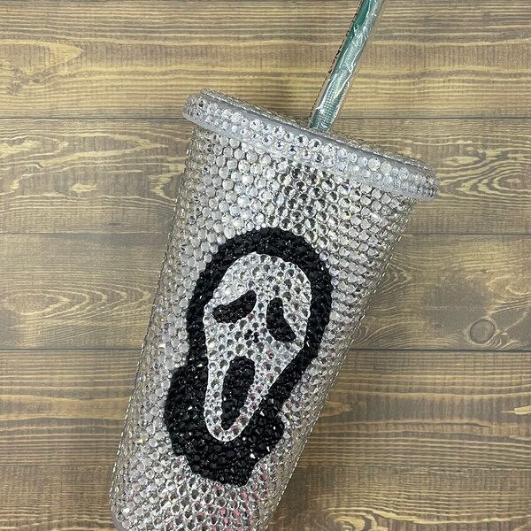 Rhinestone Scream Tumbler - Etsy