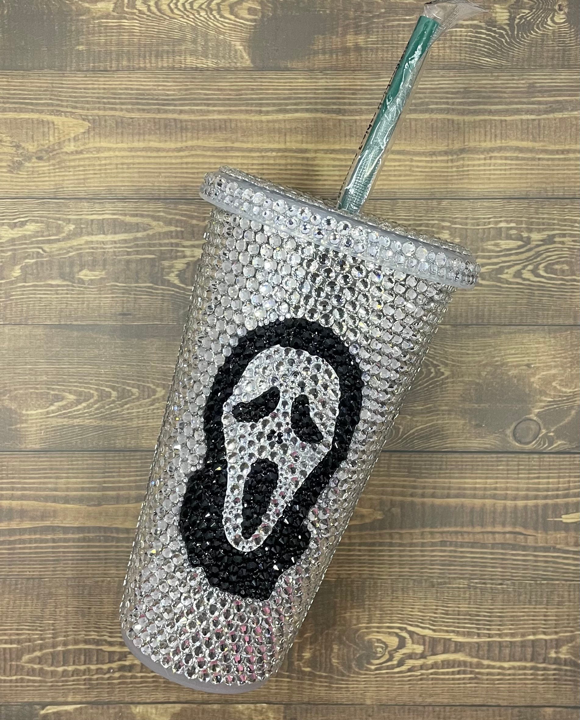 Drinkware Home & Living horror movie tumbler Scream Rhinestone ...