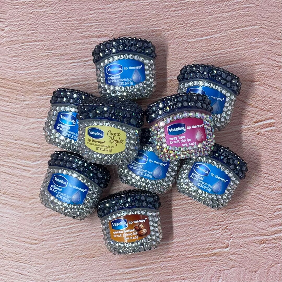 Vaselina mini con brillantes I Terapia de labios / Elige un sabor ...