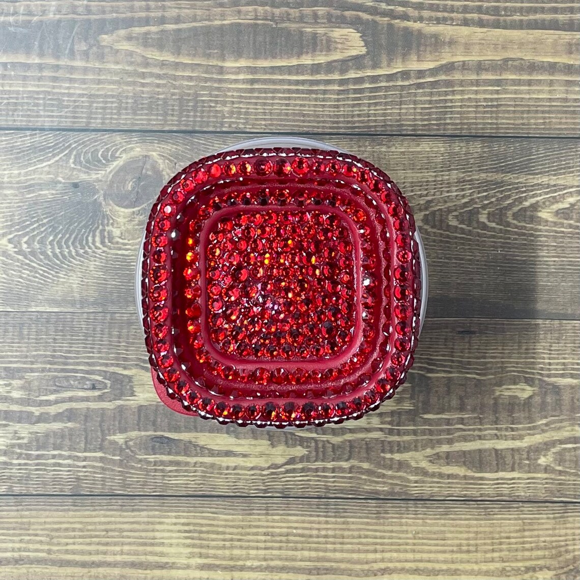 Rhinestone Rubbermaid Container Bling Square Food Storage - Etsy