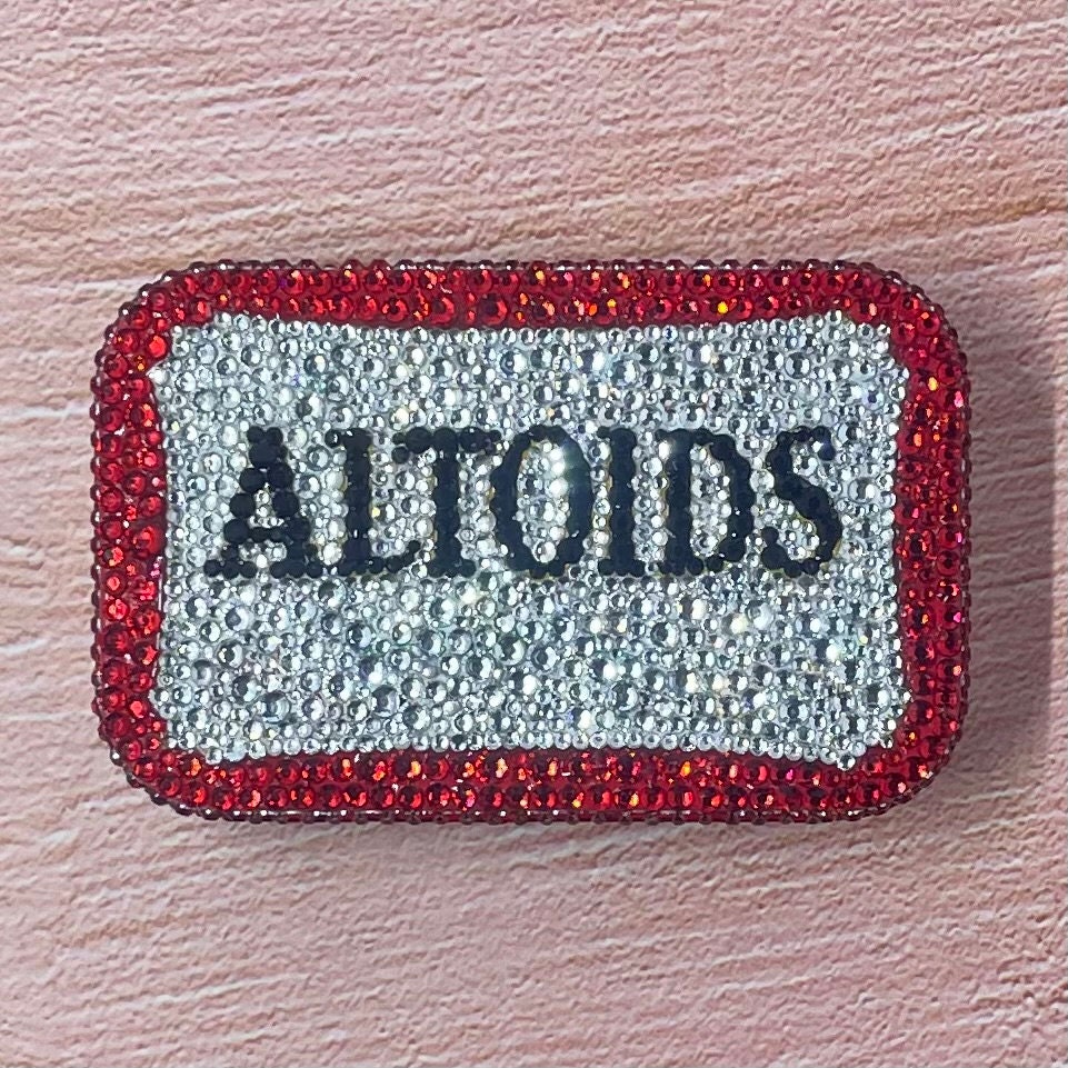 Rhinestone Altoids Reusable Bling Mint Tin Crystal Bedazzled Gift Idea ...