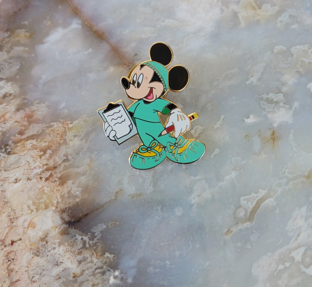 Mickey Mouse Doctor Pin/mickey Mouse Medical Professional Pin - Etsy