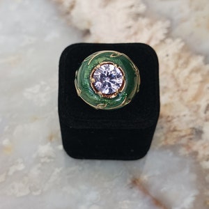 Princess Amanda Borghese Gorgeous Statement Dome Large Stone Ring ...