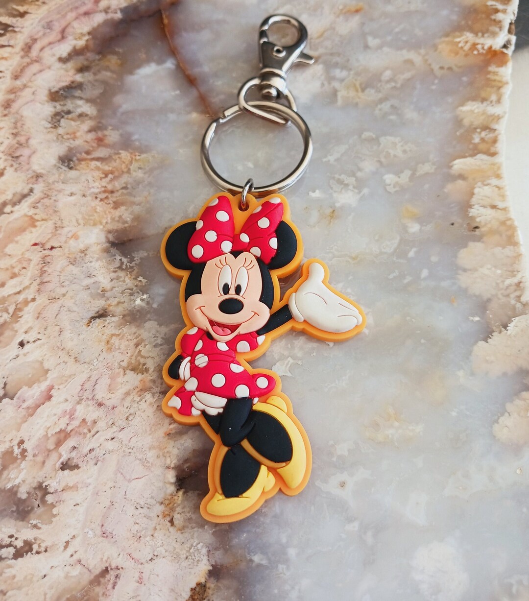 Minnie Mouse Vintage Key Chain/minnie Mouse Vintage Purse Charm - Etsy