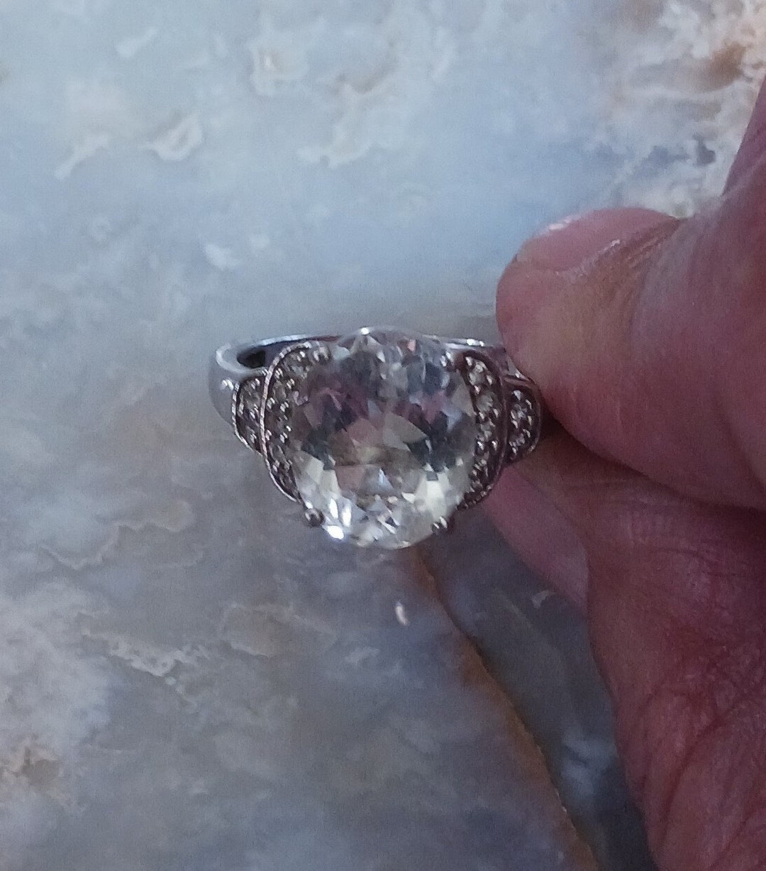 Chuck Clemency Vintage Large Cocktail Ring Size 9 1/4 - Etsy