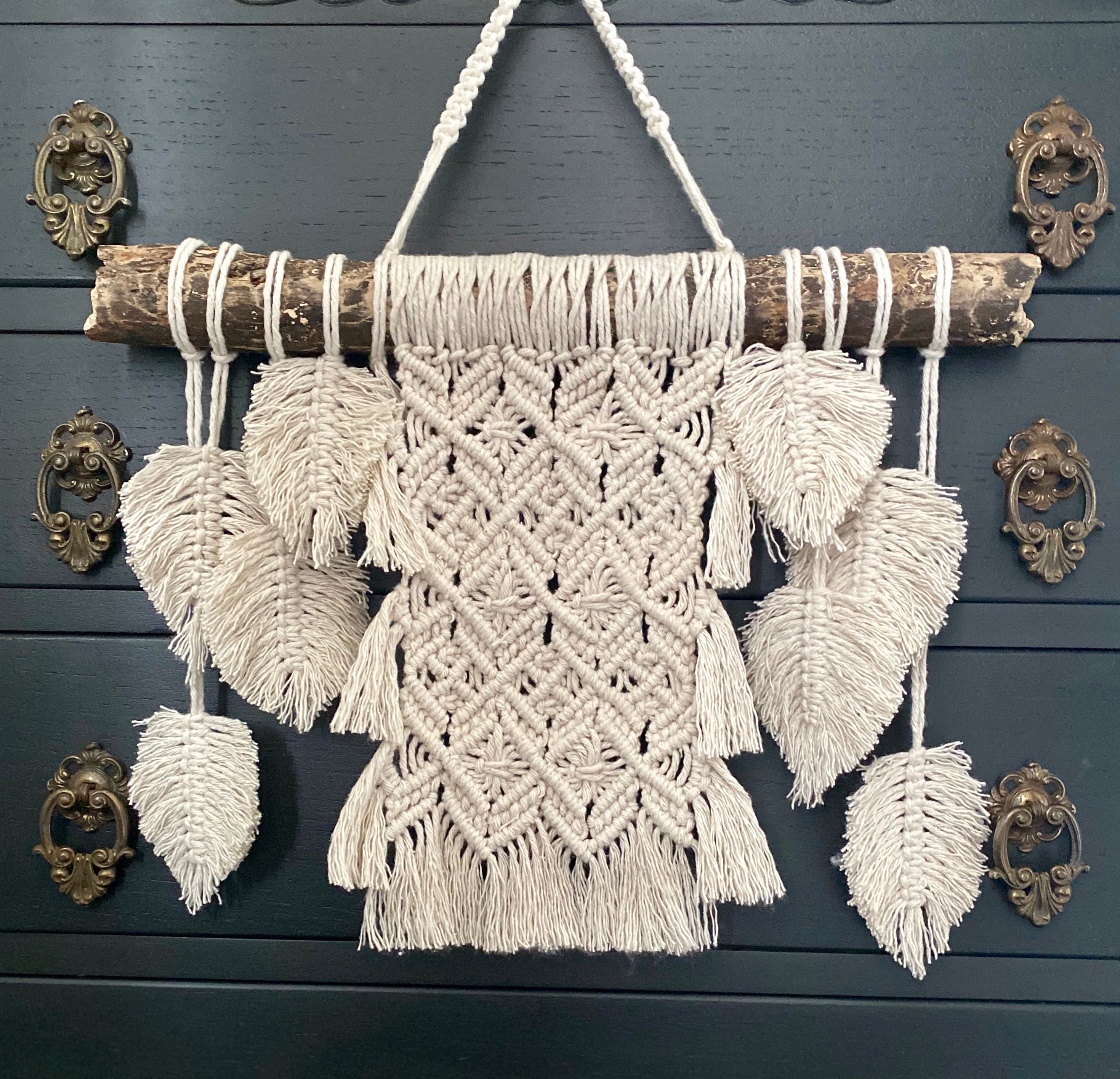 Large Macrame Wall Hanging - Etsy UK