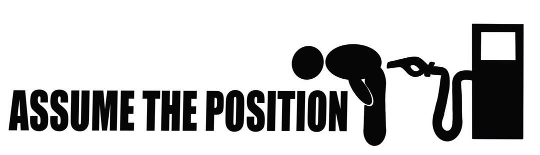Assume the Position Decal - Etsy