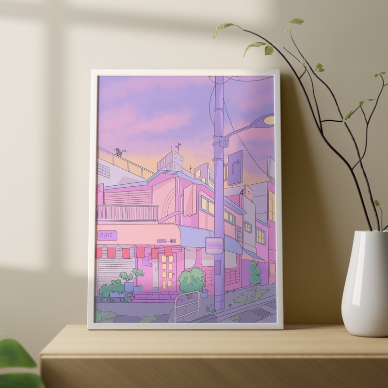 Kawaii Wall Art - Etsy