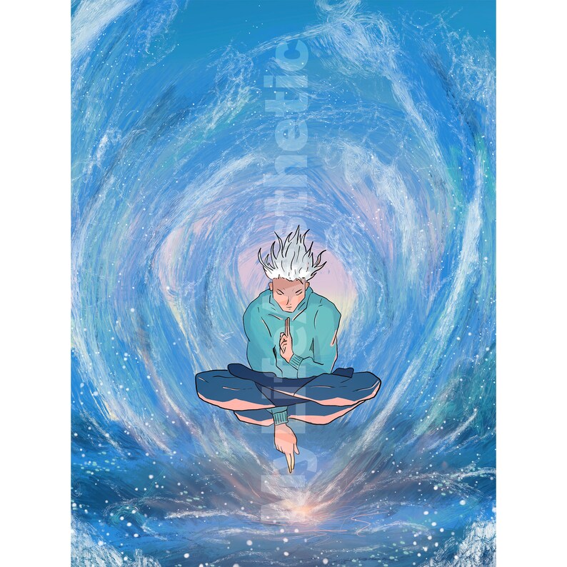 Water Magic | Anime Aesthetic Wall Art | Instant Downloadable ...