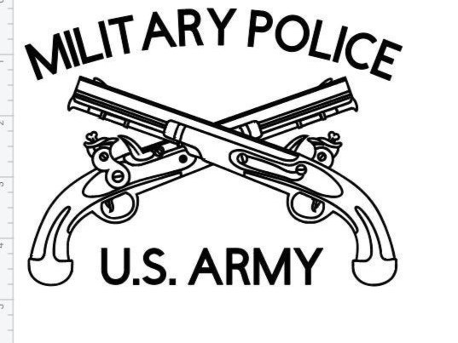 Military Police Corps Logo Digital File .png | Etsy