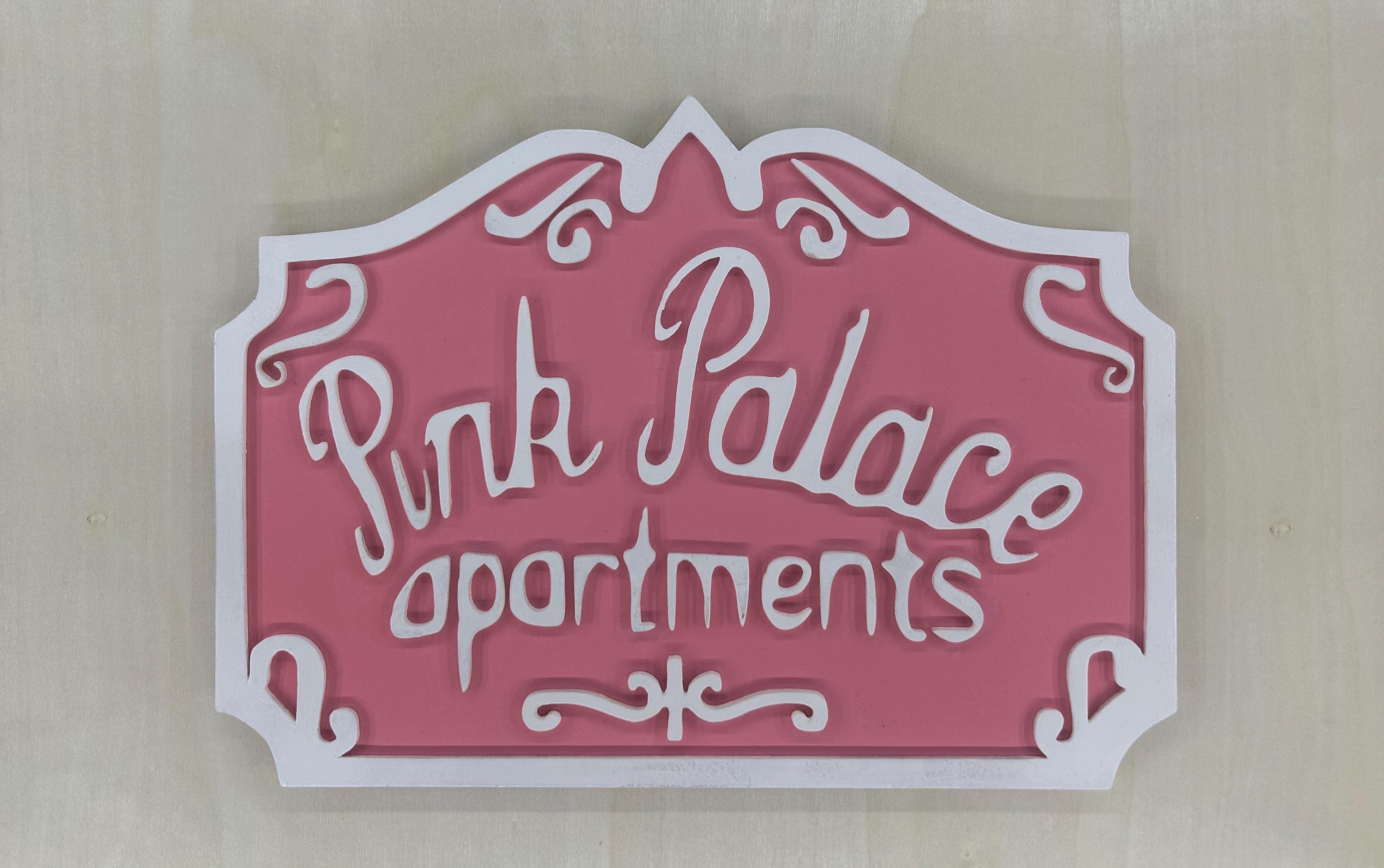 Pink Palace Sign - Etsy