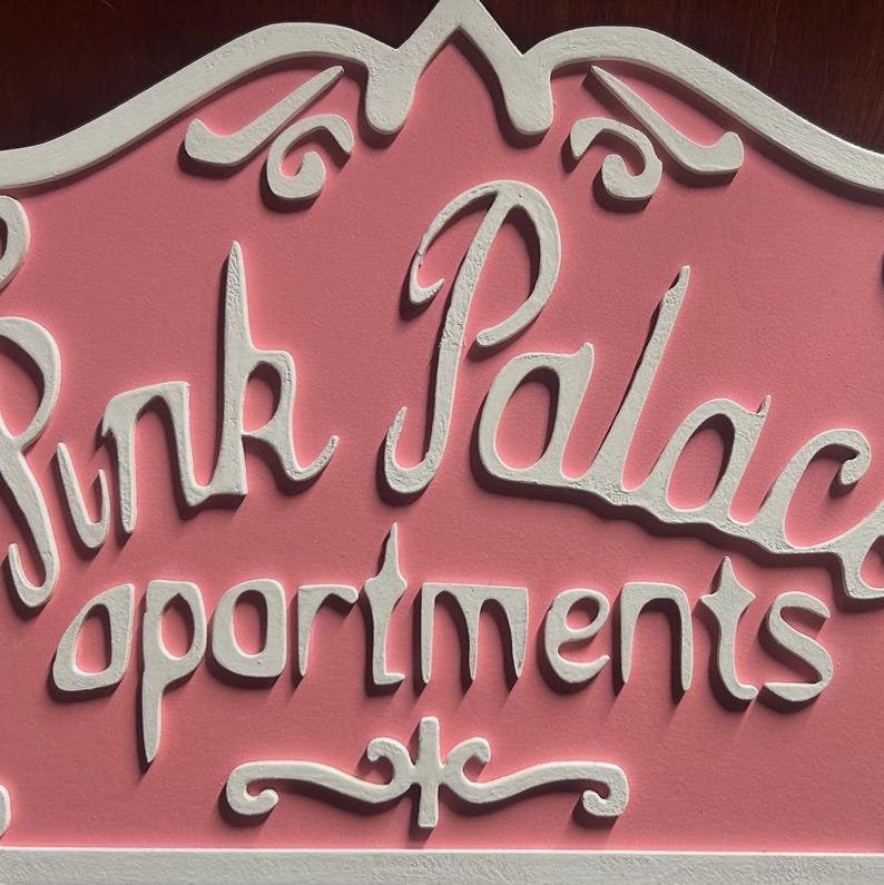 Pink Palace Sign - Etsy