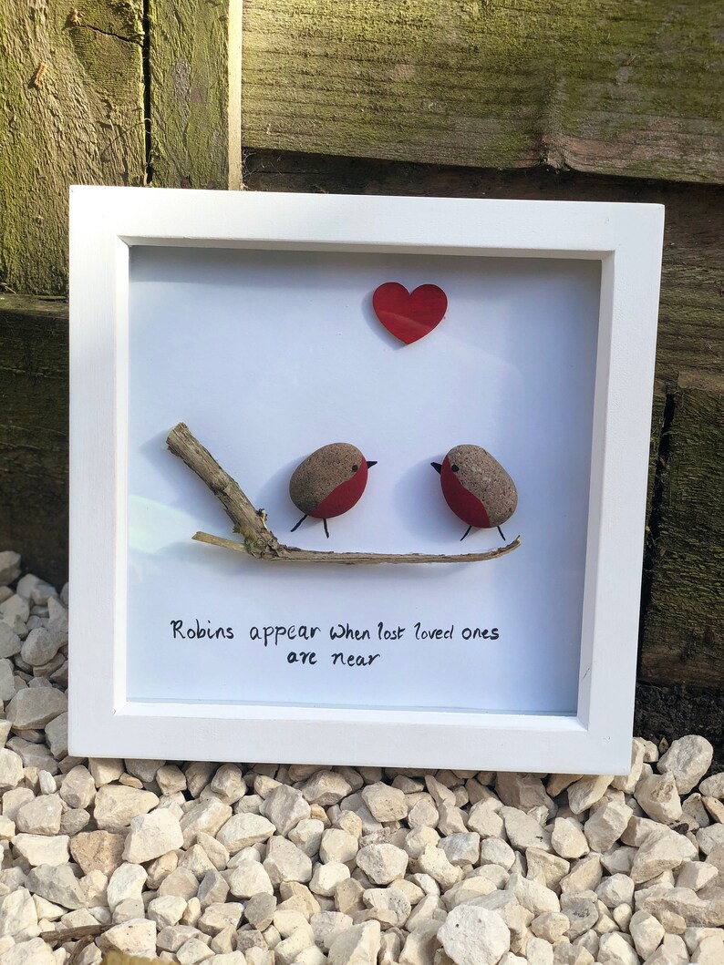 Beautiful Hand Made Pebble Art - Etsy