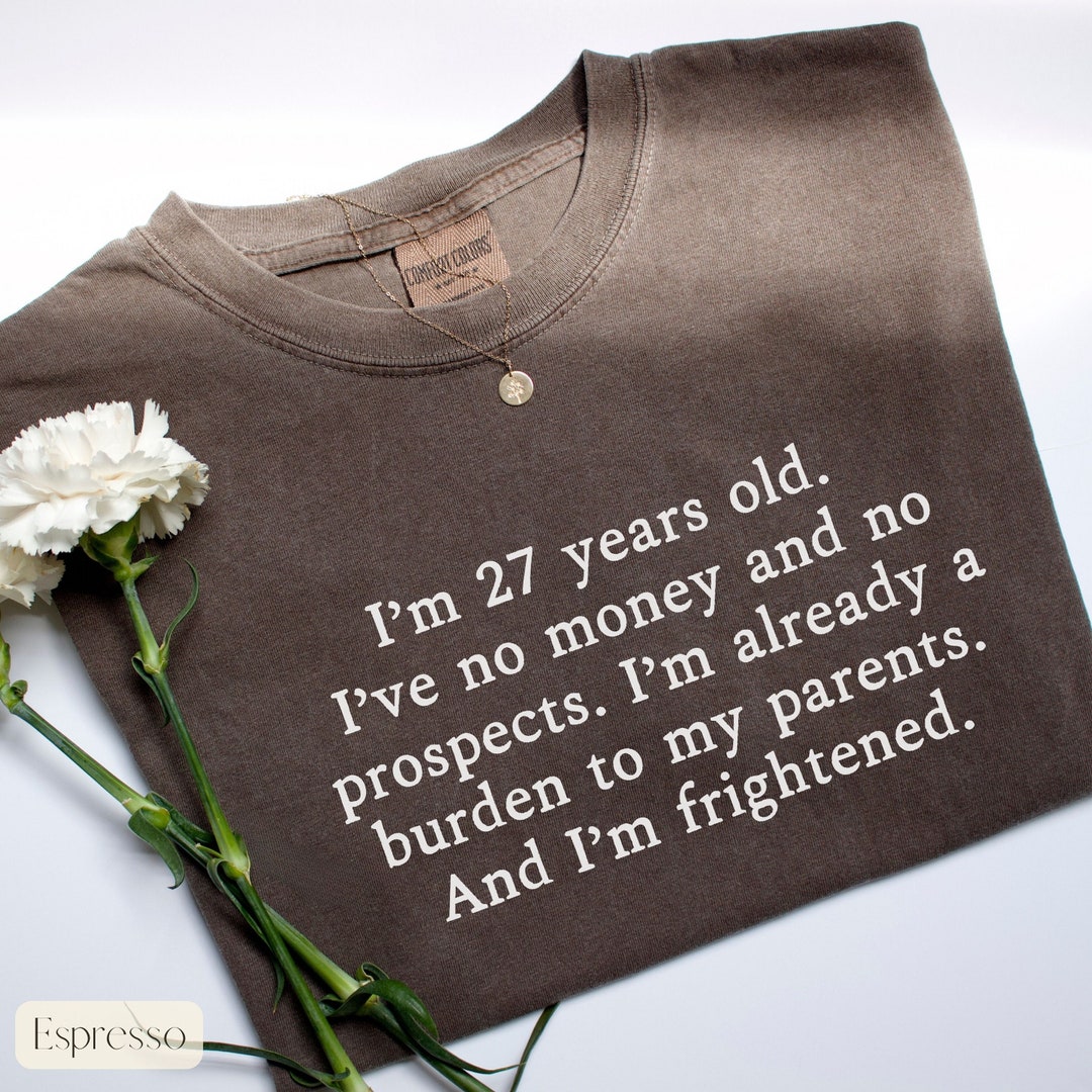 27 Year Old Pride and Prejudice Shirt,no Money No Prospects Shirt,pride ...