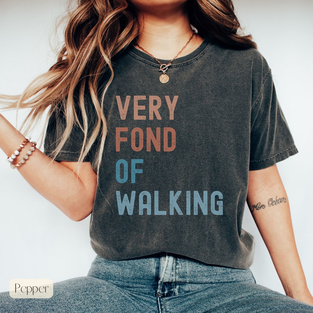 Fond of Walking Shirt, Therapy Marathon Athlete Shirt, Jane Austen Book ...