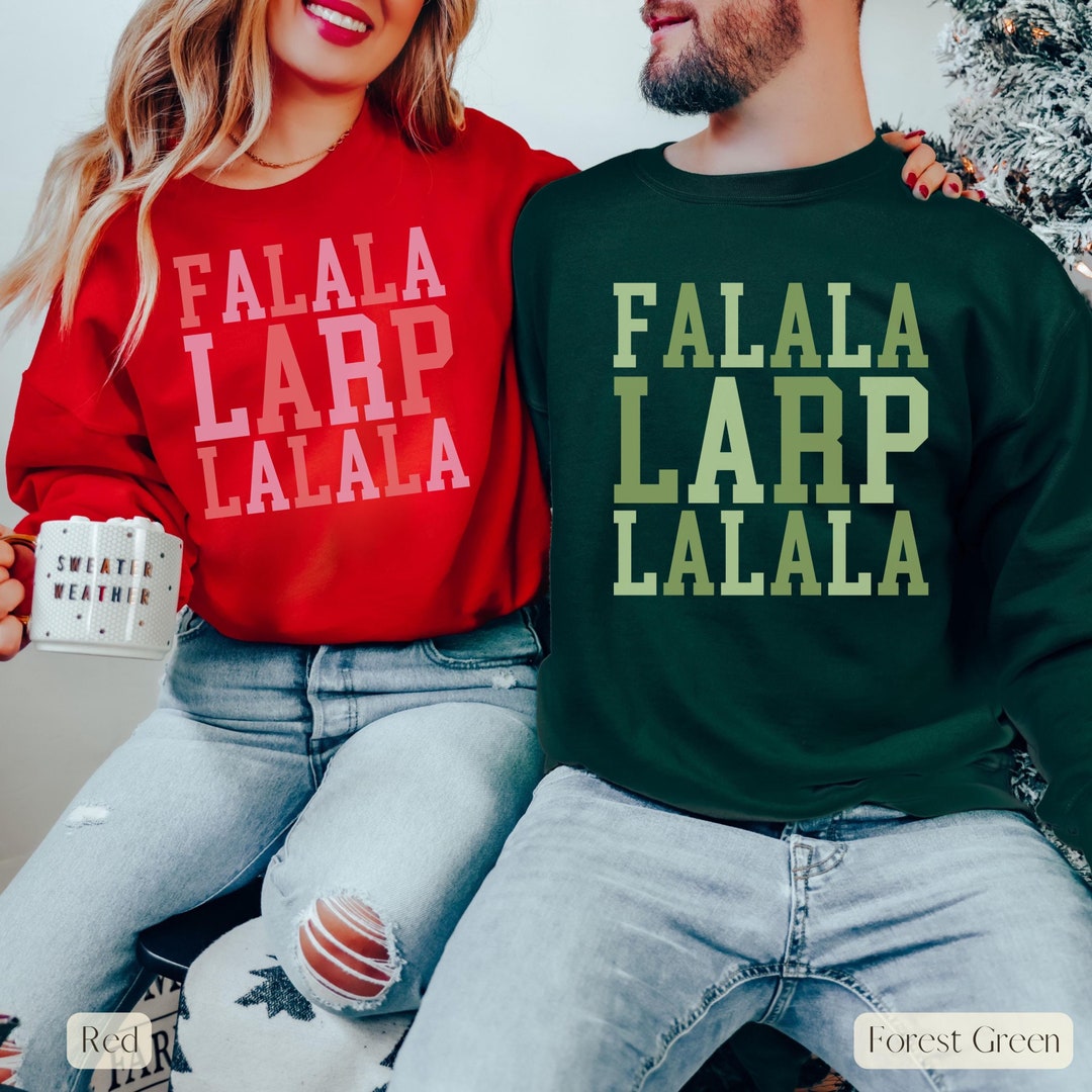 Fa La La Larp Sweatshirt,larping Sweatshirt, Christmas Larp Sweatshirt ...