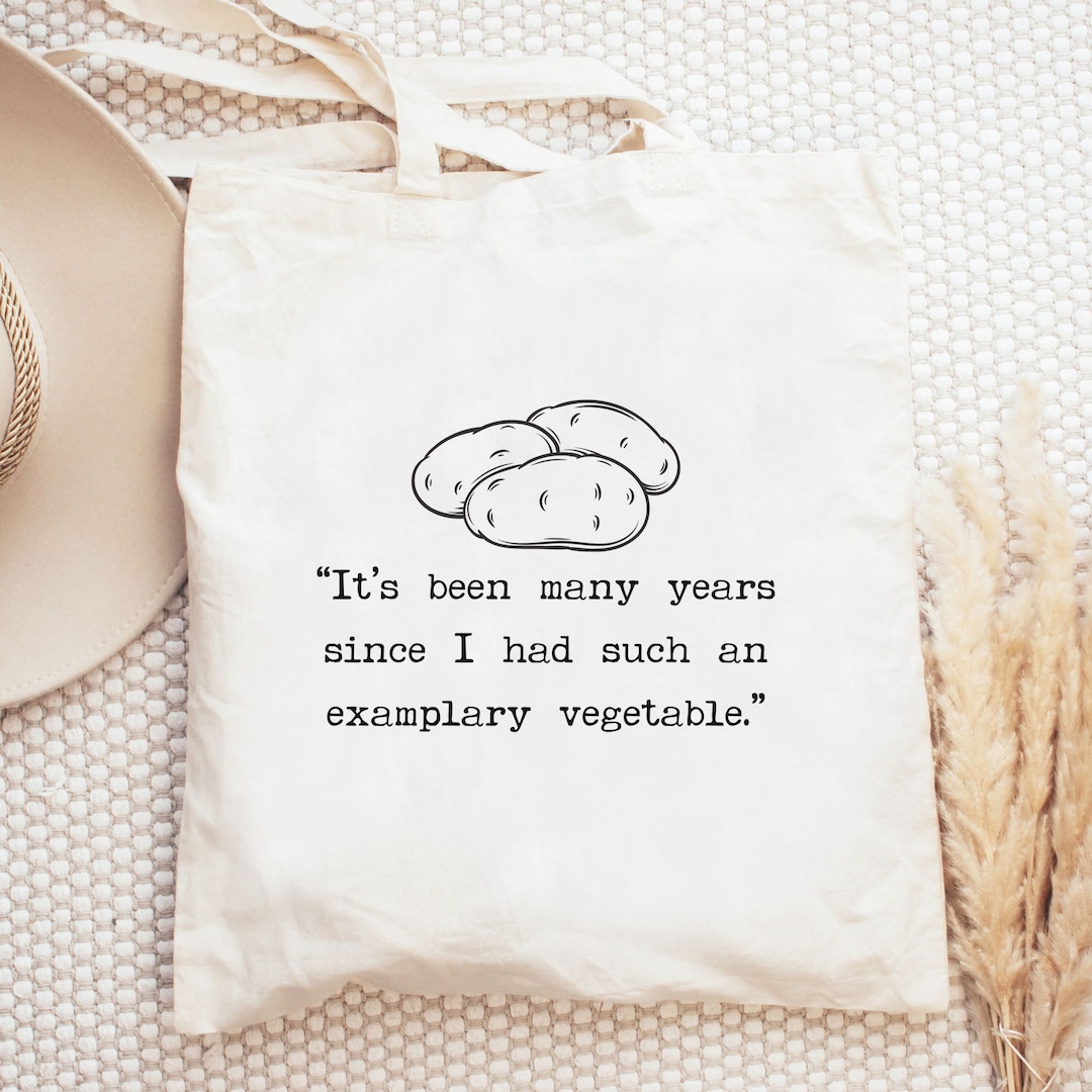 Pride and Prejudice Tote, Potatoes Tote, Mr Collins Gift,jane Austen ...