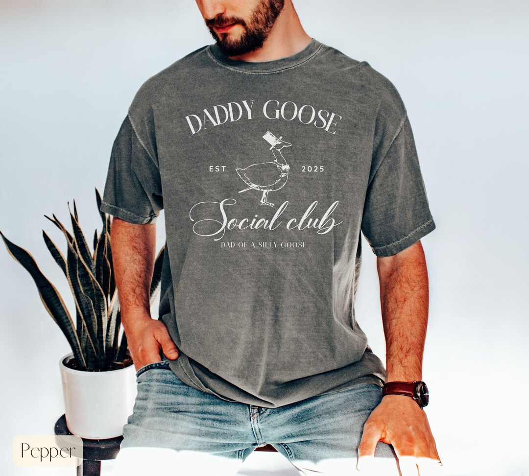 Daddy Goose Shirt,dad Social Club Shirt, Pregnancy Announcement Shirt ...