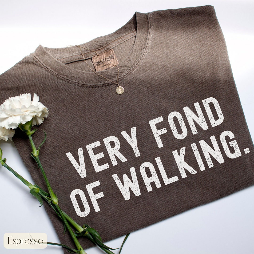 Fond of Walking Shirt, Therapy Marathon Athlete Shirt, Jane Austen Book ...