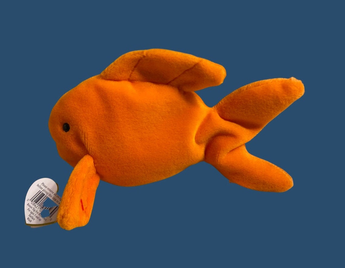 TY Rare Goldie the Goldfish Beanie Baby Tag Errors Style | Etsy