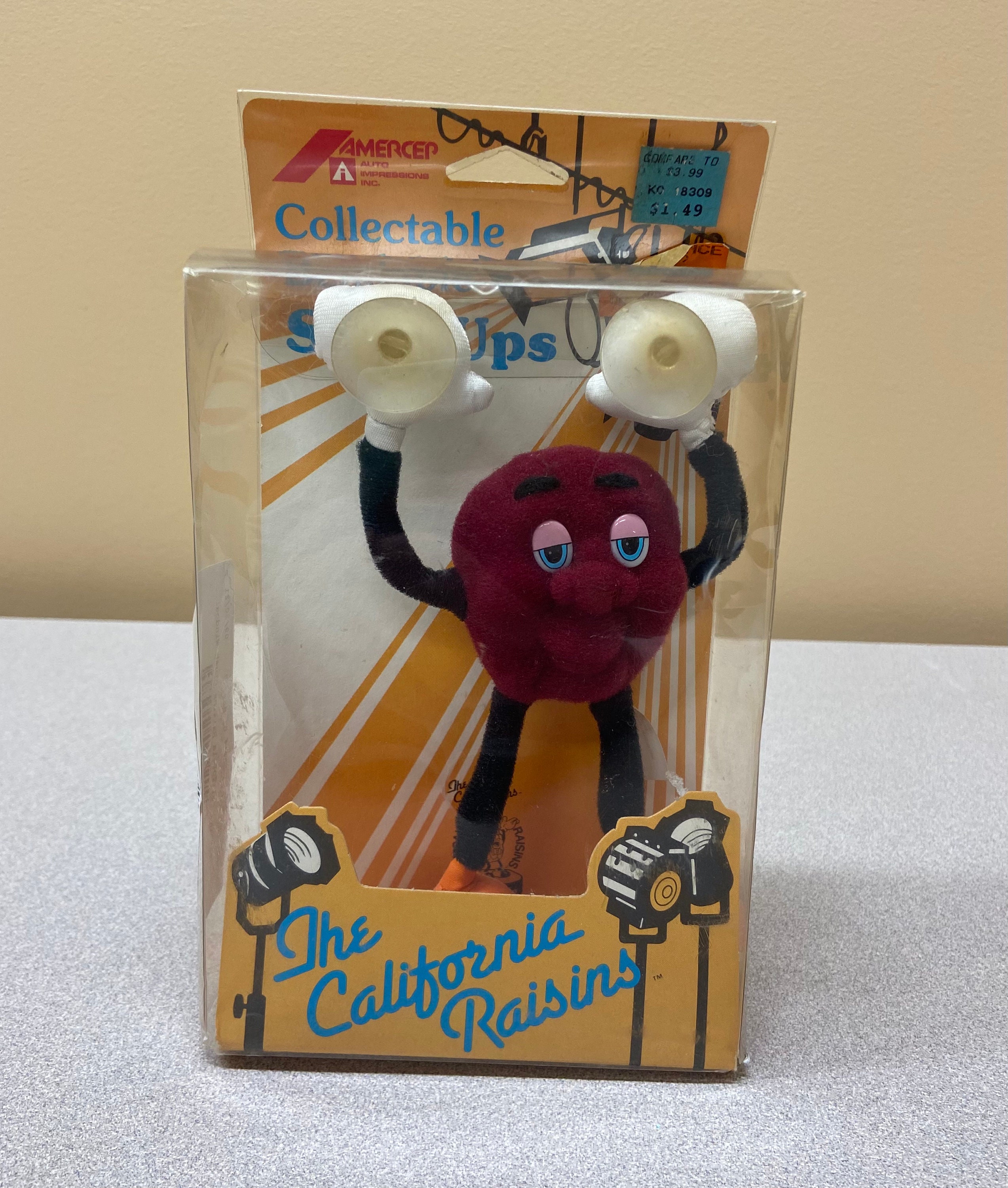 Vintage the California Raisins Plush Window Cling - Etsy