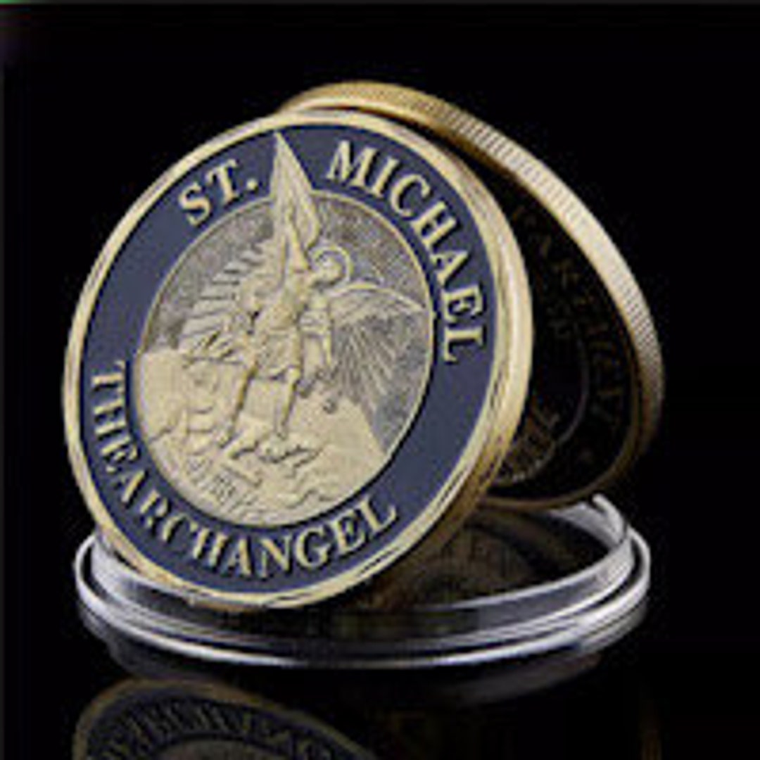 St Michael Archangel Fallen Officer Collectible Coin - Etsy
