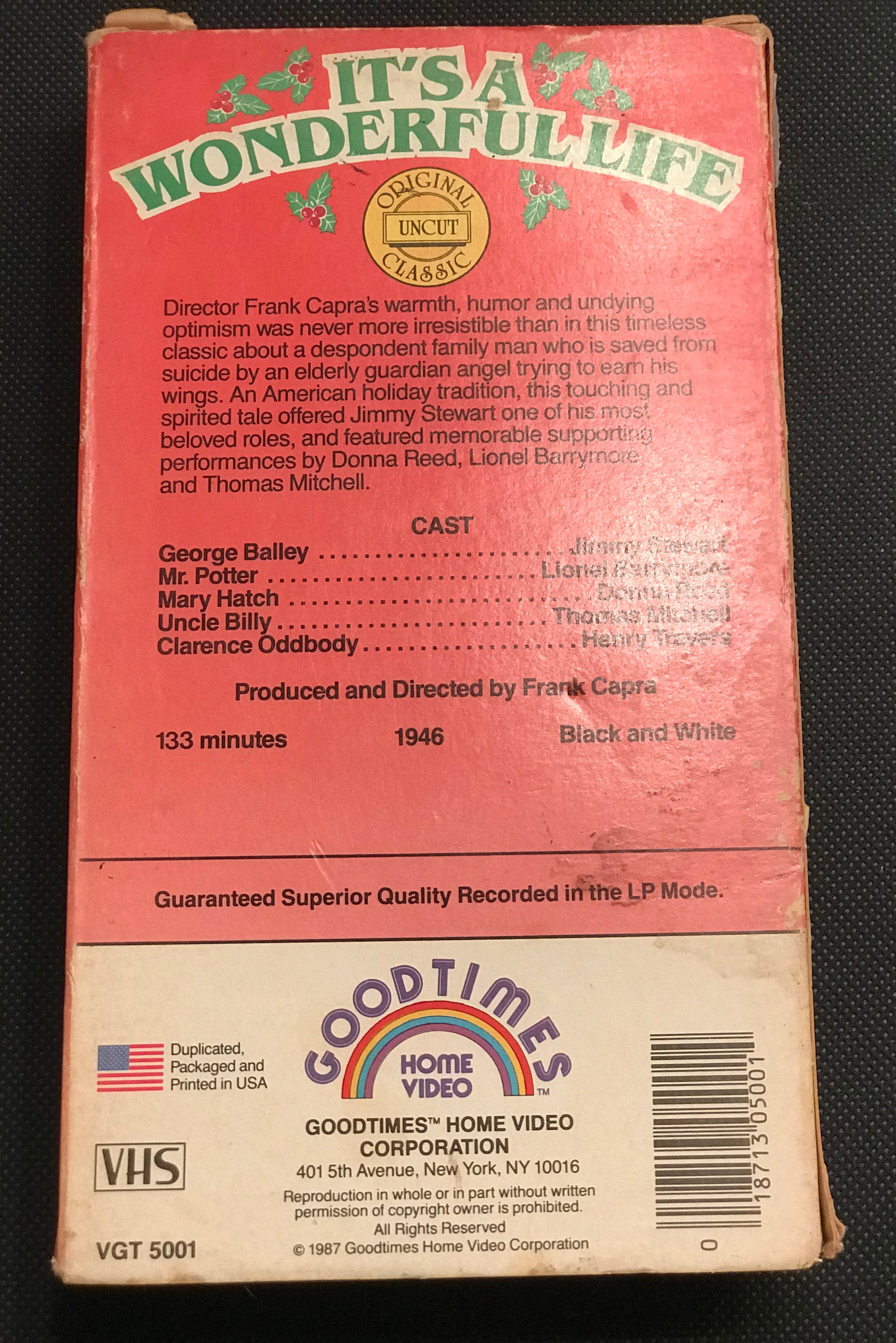 Vintage-it’s a Wonderful Life VHS Tape - Etsy