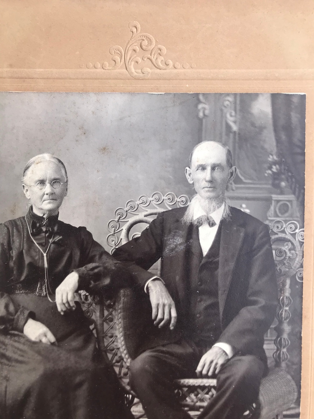 Antique 1800s Couples Portrait - Etsy