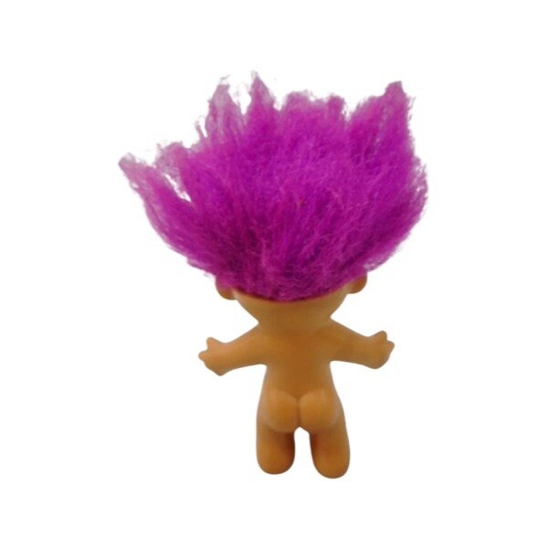 Vintage Russ Pink Hair Good Luck Troll Doll - Etsy