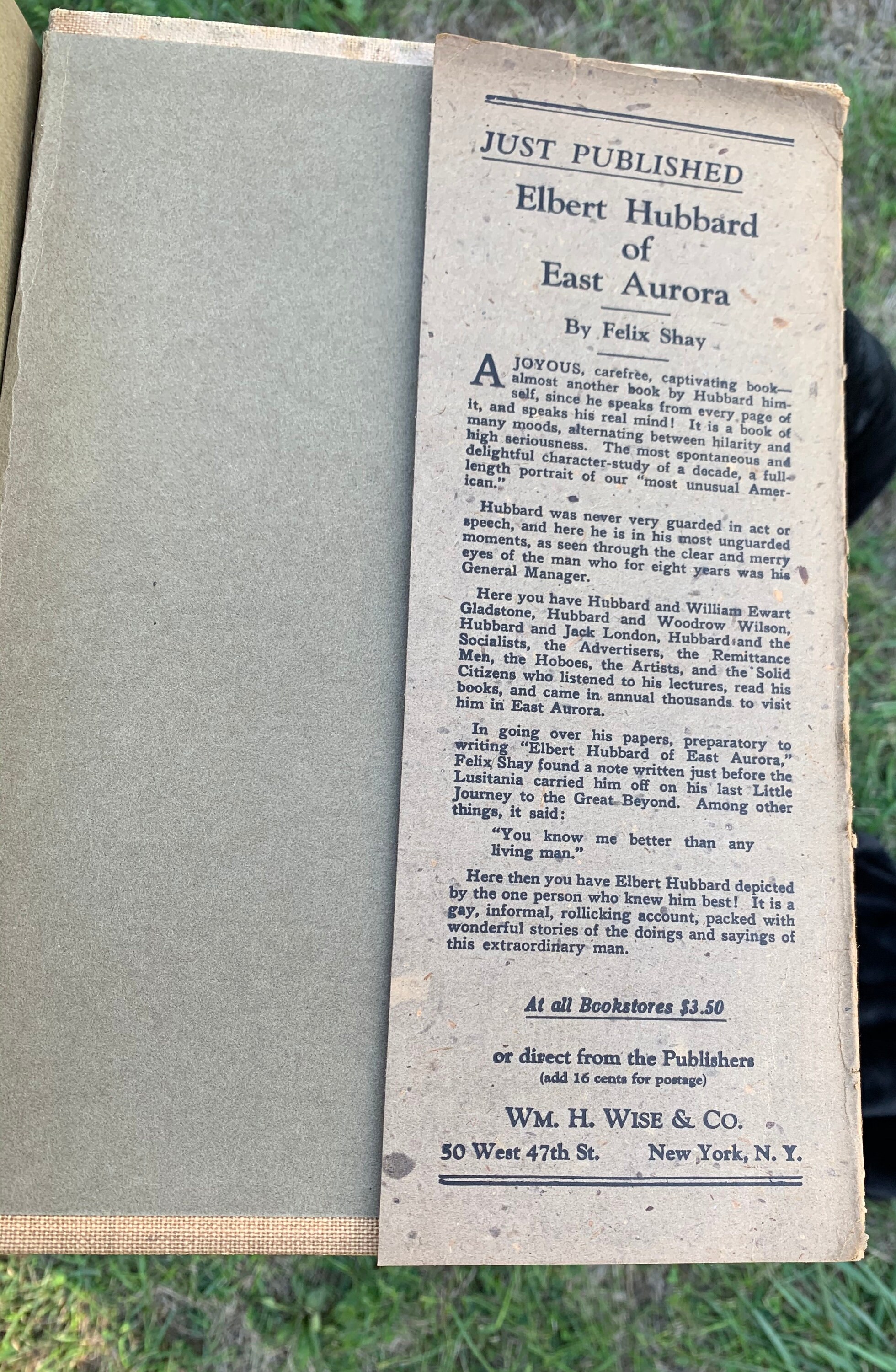 Rare Elbert Hubbard's Scrap Book First Printing-copyright 1923 - Etsy