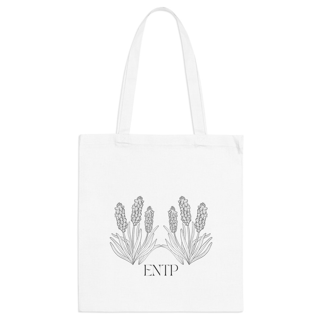 ENTP Flower Tote Bag, Personality Type, MBTI, Myers Briggs Type ...