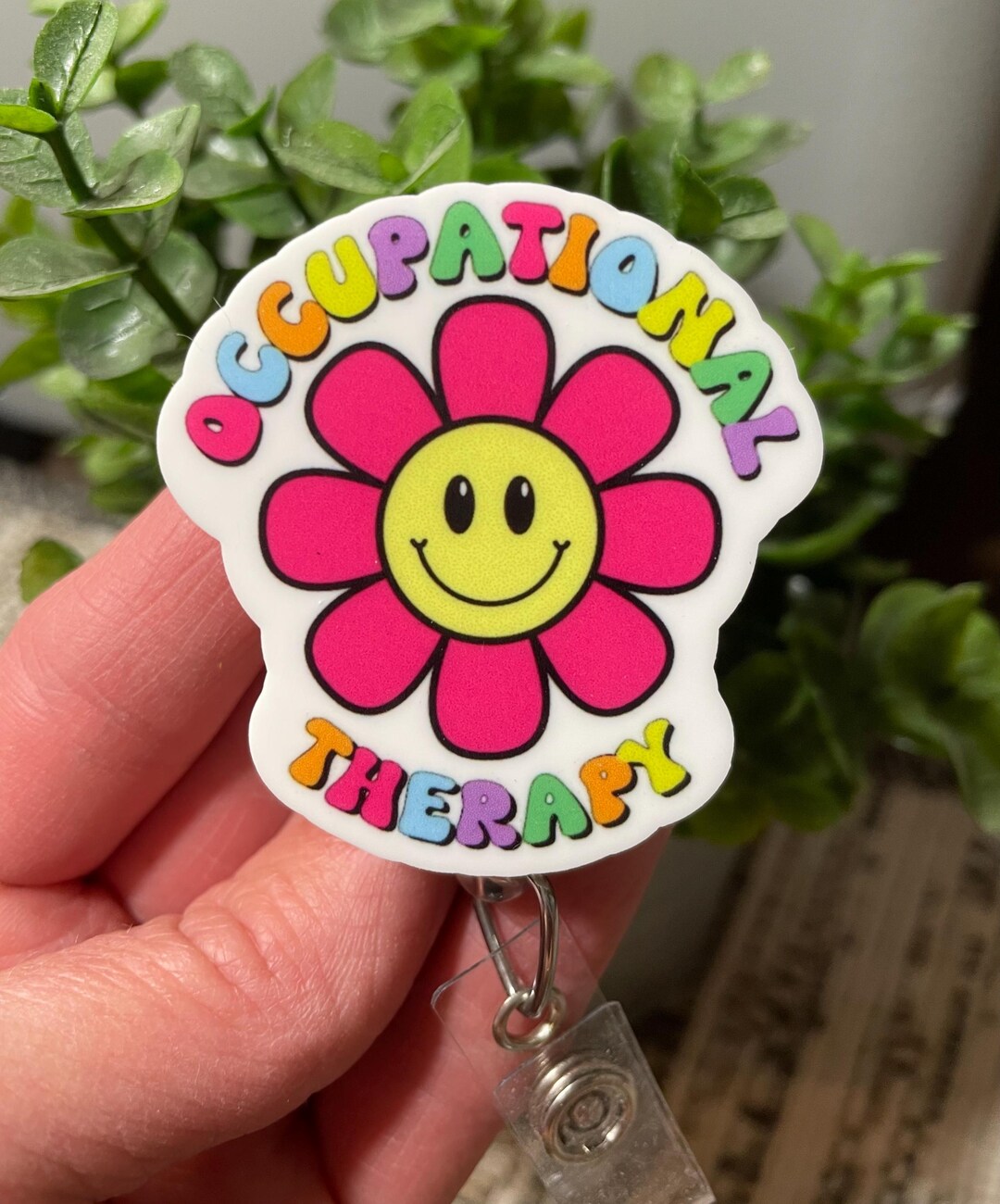 Badge Reel, OT, Occupational Therapy, Therapist, Badge Reel - Etsy