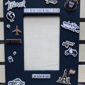 Travel Picture Frame | Vacation | Photos - Etsy