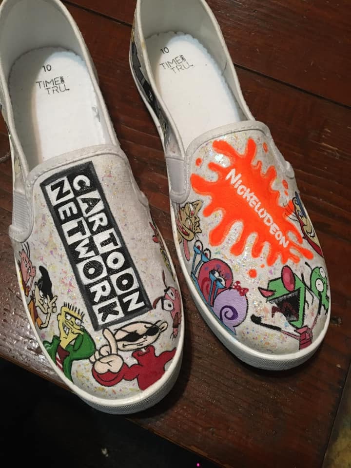 Cartoon Network/nickelodeon Shoes | Etsy