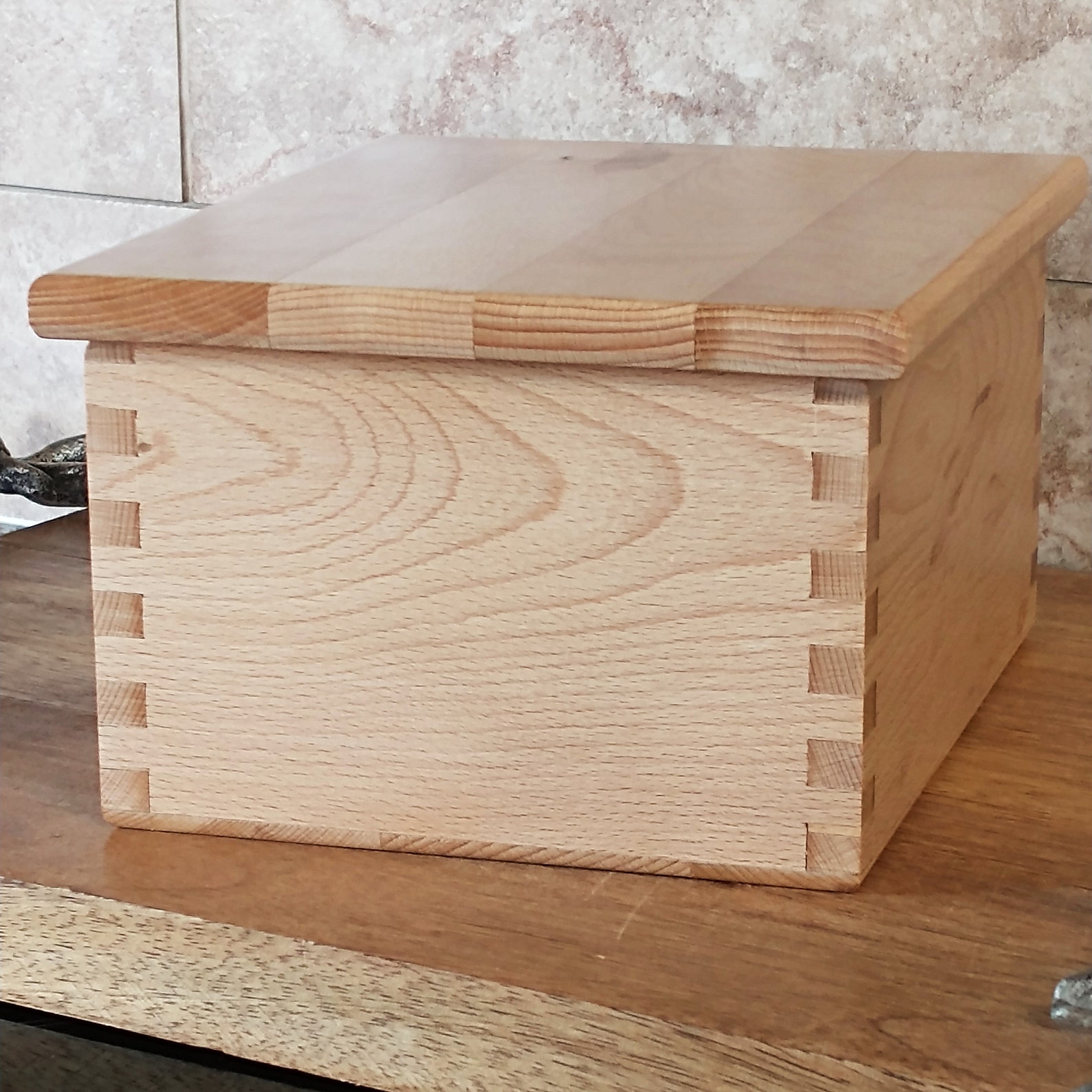 Reclaimed Wood Box With Lid Decorative Wood Box Small Maple - Etsy