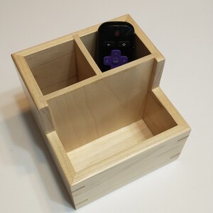 Multipurpose Caddy, Wood Remote Control Box, Coaster Holder, Poplar Box ...