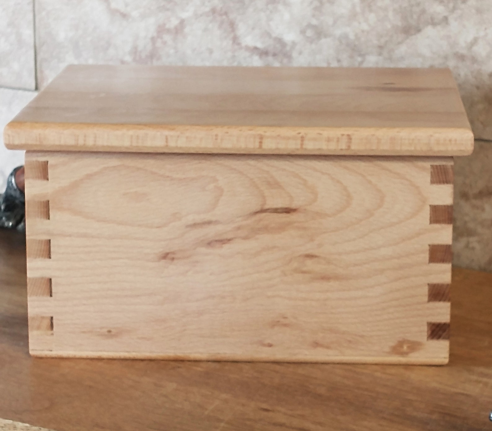 Reclaimed Wood Box With Lid Decorative Wood Box Small Maple - Etsy