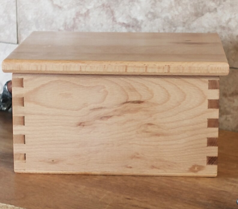 Reclaimed Wood Box With Lid Decorative Wood Box Small Maple - Etsy